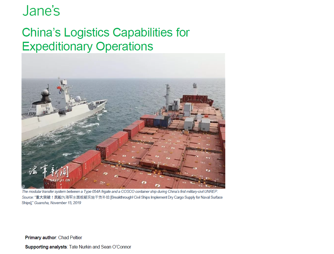 China's Logistics Capabilities for Expeditionary Operations | U.S ...