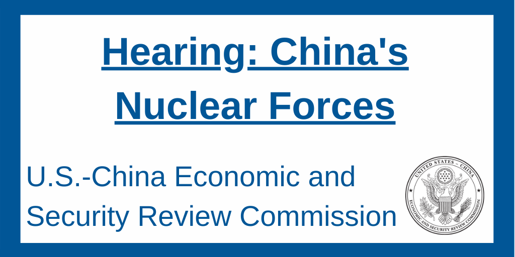 China’s Nuclear Forces | U.S.- CHINA | ECONOMIC and SECURITY REVIEW ...